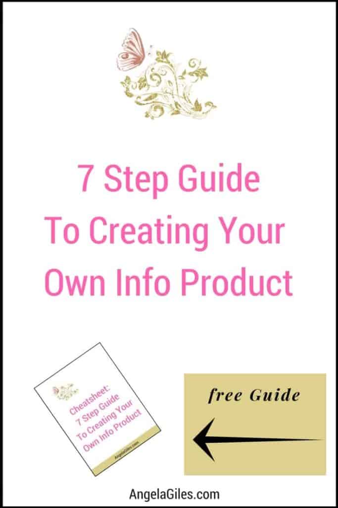 7 Step Guide To Creating Your Own Info Product - Angela Giles