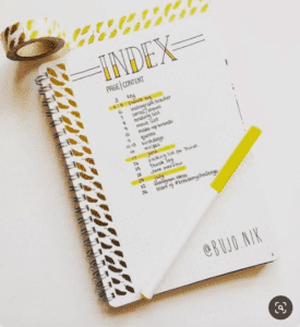 25 Bullet Journal Key & Index Ideas For 2021 - Angela Giles