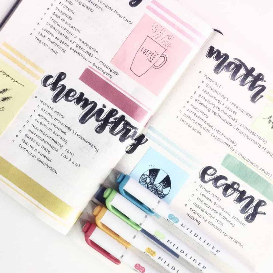 17 College Student Bullet Journal Ideas To Ace Your Classes Angela Giles 17 College Student Bullet Journal Ideas To Ace Your Classes Angela Giles