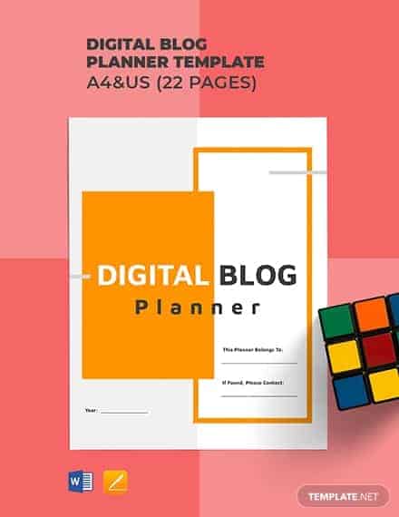 FREE Printable 2020 Blog Planner Includes 208+ Catchy Headline Template ...