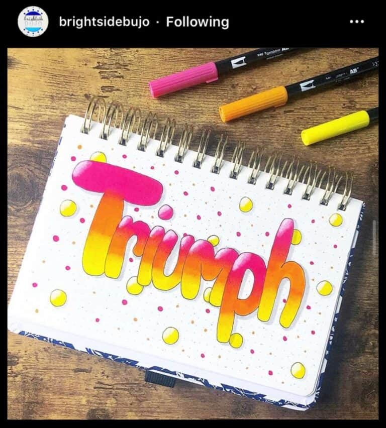 The Best Bullet Journal Fonts For Your Bujo Pages - Angela Giles