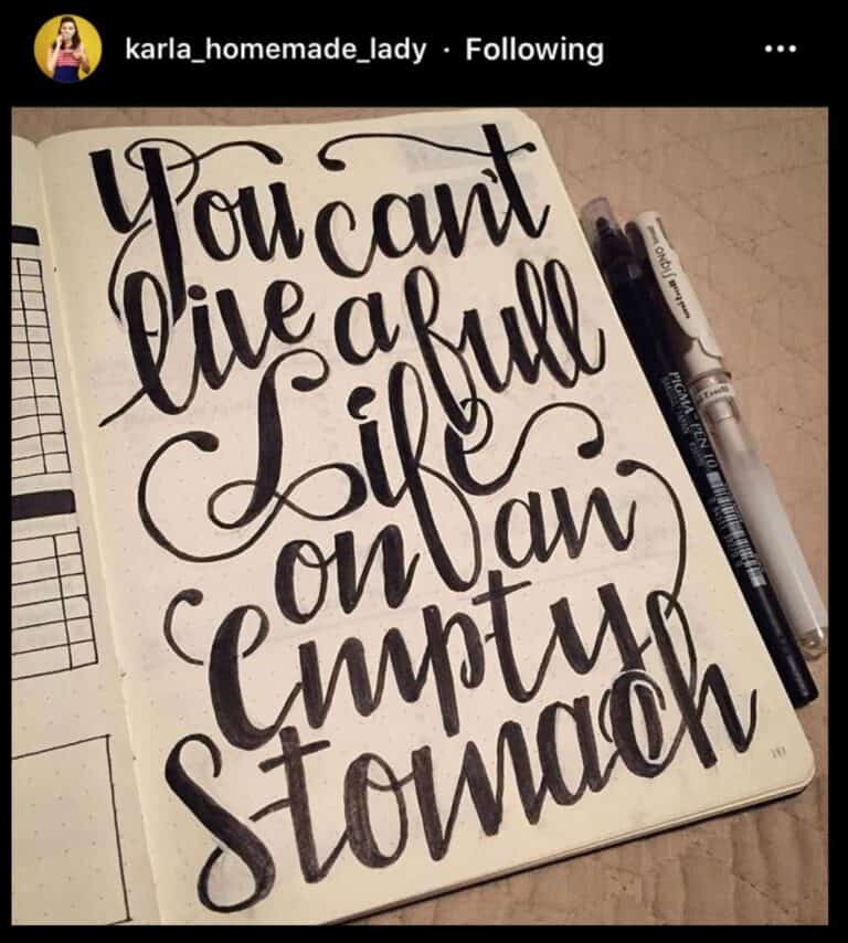 The Best Bullet Journal Fonts For Your Bujo Pages - Angela Giles