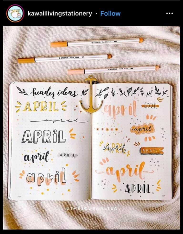 The Best Bullet Journal Fonts For Your Bujo Pages - Angela Giles