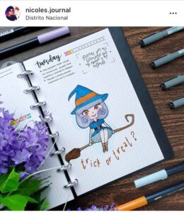 18 Spooky Halloween Bullet Journal Spreads - Angela Giles