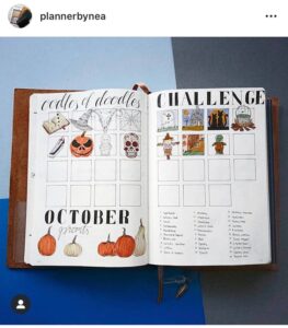 18 Spooky Halloween Bullet Journal Spreads - Angela Giles