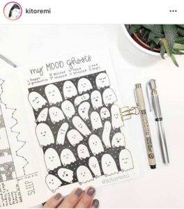 18 Spooky Halloween Bullet Journal Spreads - Angela Giles