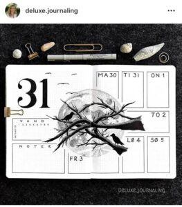 18 Spooky Halloween Bullet Journal Spreads - Angela Giles