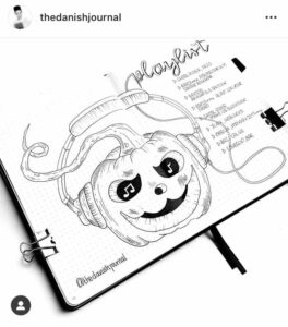 18 Spooky Halloween Bullet Journal Spreads - Angela Giles