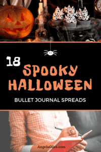 18 Spooky Halloween Bullet Journal Spreads - Angela Giles