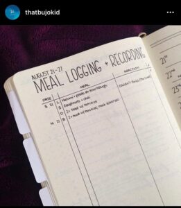 19 Droolworthy Bullet Journal Food Diary Ideas - Angela Giles