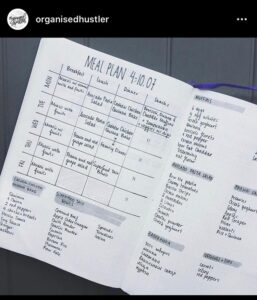 19 Droolworthy Bullet Journal Food Diary Ideas - Angela Giles