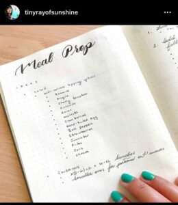 19 Droolworthy Bullet Journal Food Diary Ideas - Angela Giles