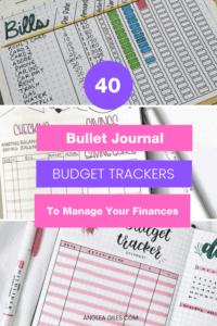 40 Best Bullet Journal Budget Trackers That Will Help You Manage Your ...