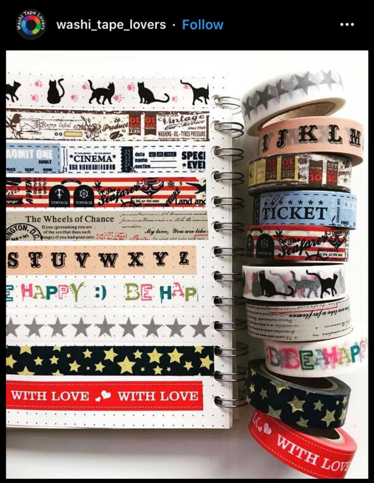 30 Pretty Bullet Journal Washi Tape Ideas - Angela Giles