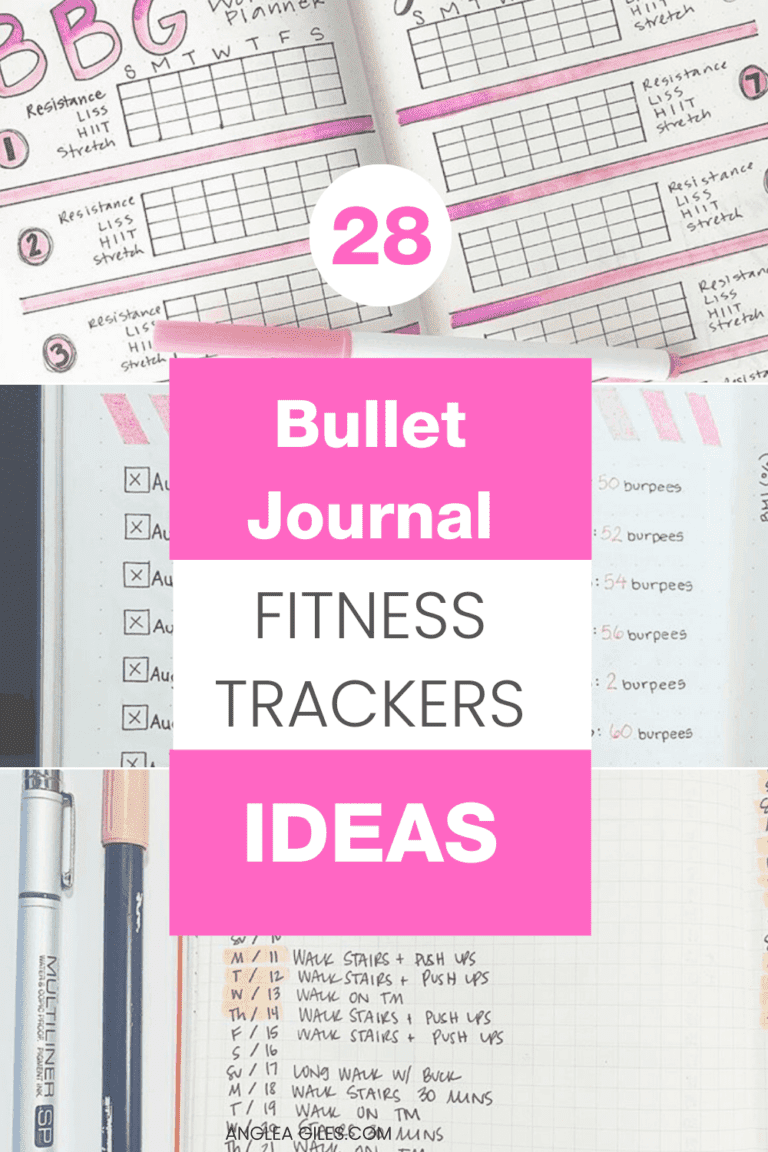 28 Bullet Journal Fitness Trackers to Achieve Your Health Goals ...