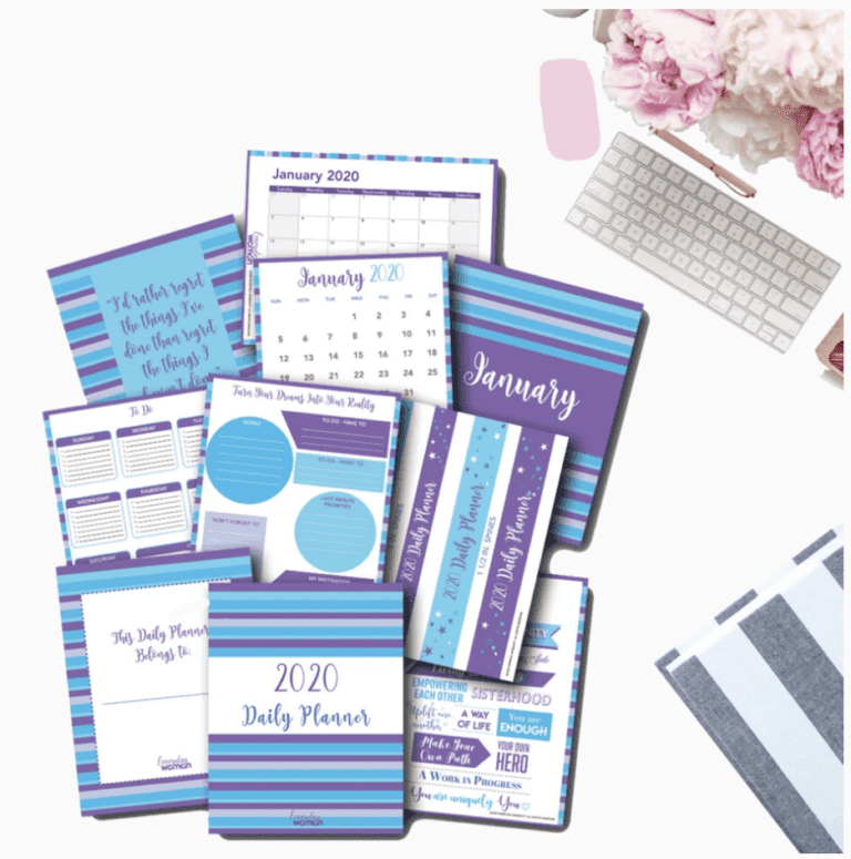 A Cute Daily Planner PDF You Must Use for a Productive, Creative and ...