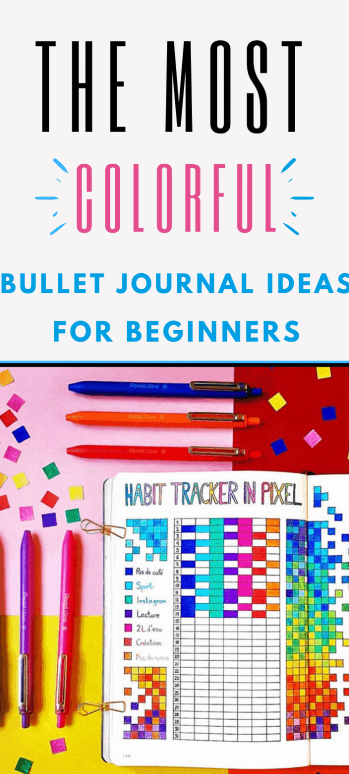 The Most Colorful Bullet Journaling Ideas for Beginners - Angela Giles