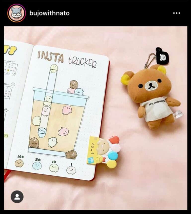 25 Awesome Bullet Journal Instagram Trackers That Will Help You Track ...