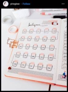 25 Awesome Bullet Journal Instagram Trackers That Will Help You Track ...