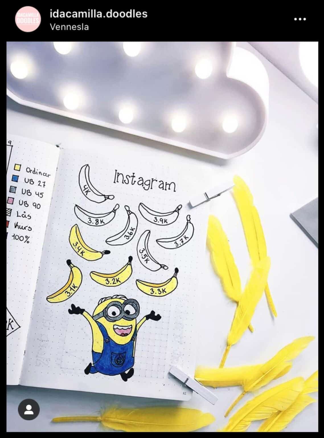 25 Awesome Bullet Journal Instagram Trackers That Will Help You Track ...