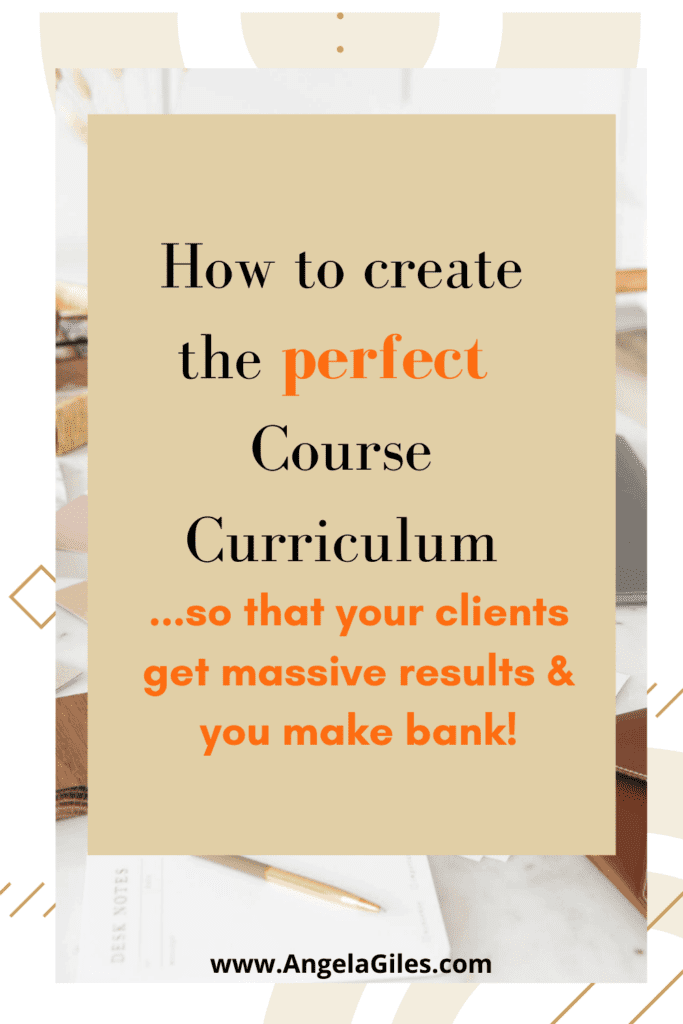 How To Create The Perfect Course Curriculum: So That Your Clients Get ...