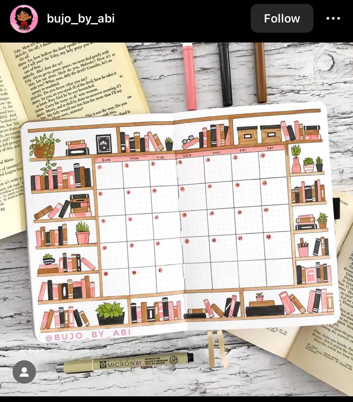 15 Monthly Bullet Journal Spreads to Bring Out the Inner Artist in You ...