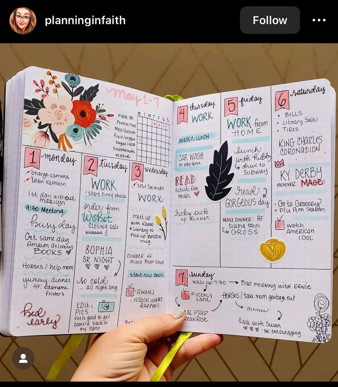 15 Weekly Bullet Journal Spreads That Will Spark Joy Every Day - Angela ...
