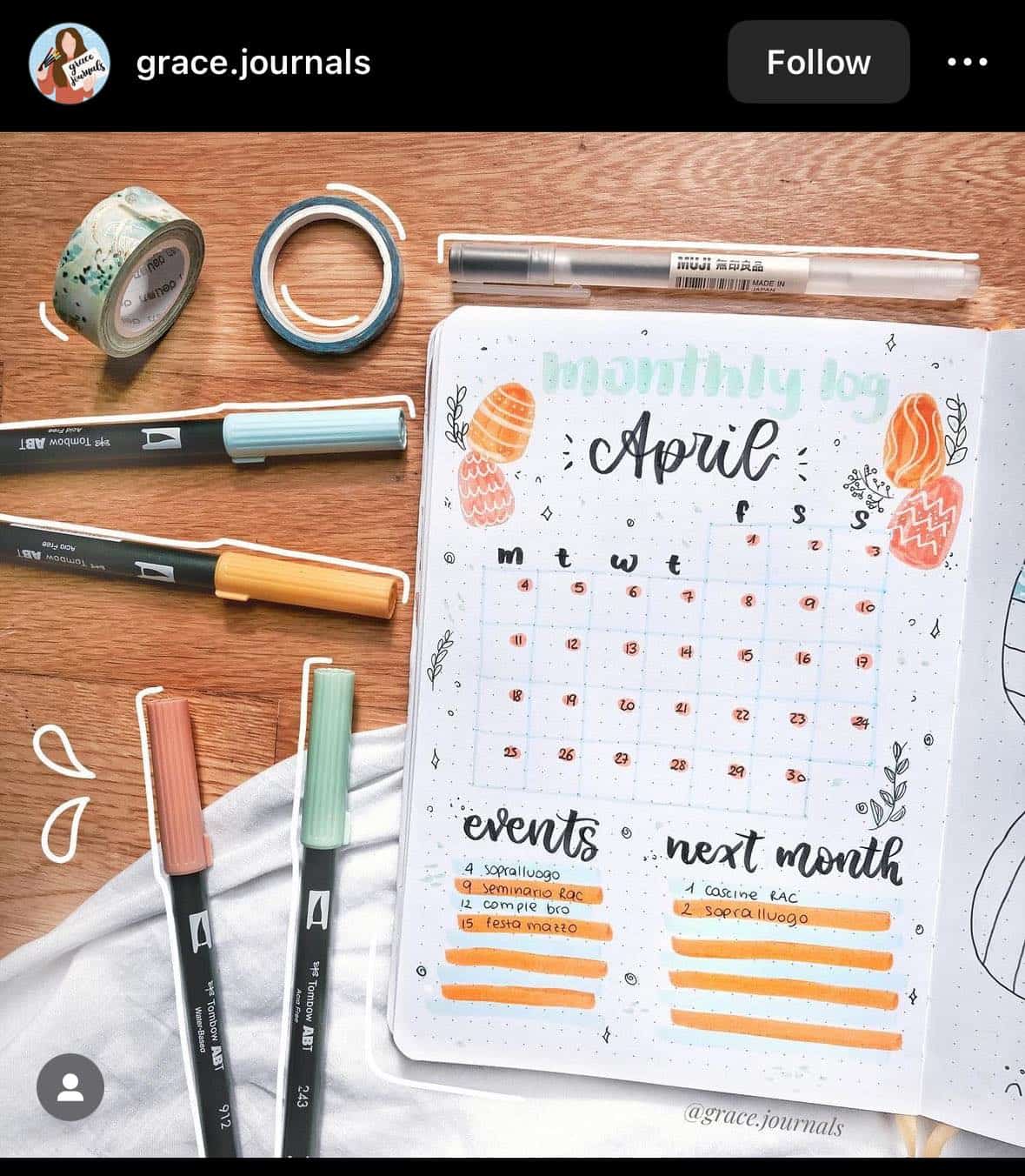 15 Bullet Journal Calendar Spreads to Get Your Life on Track - Angela Giles