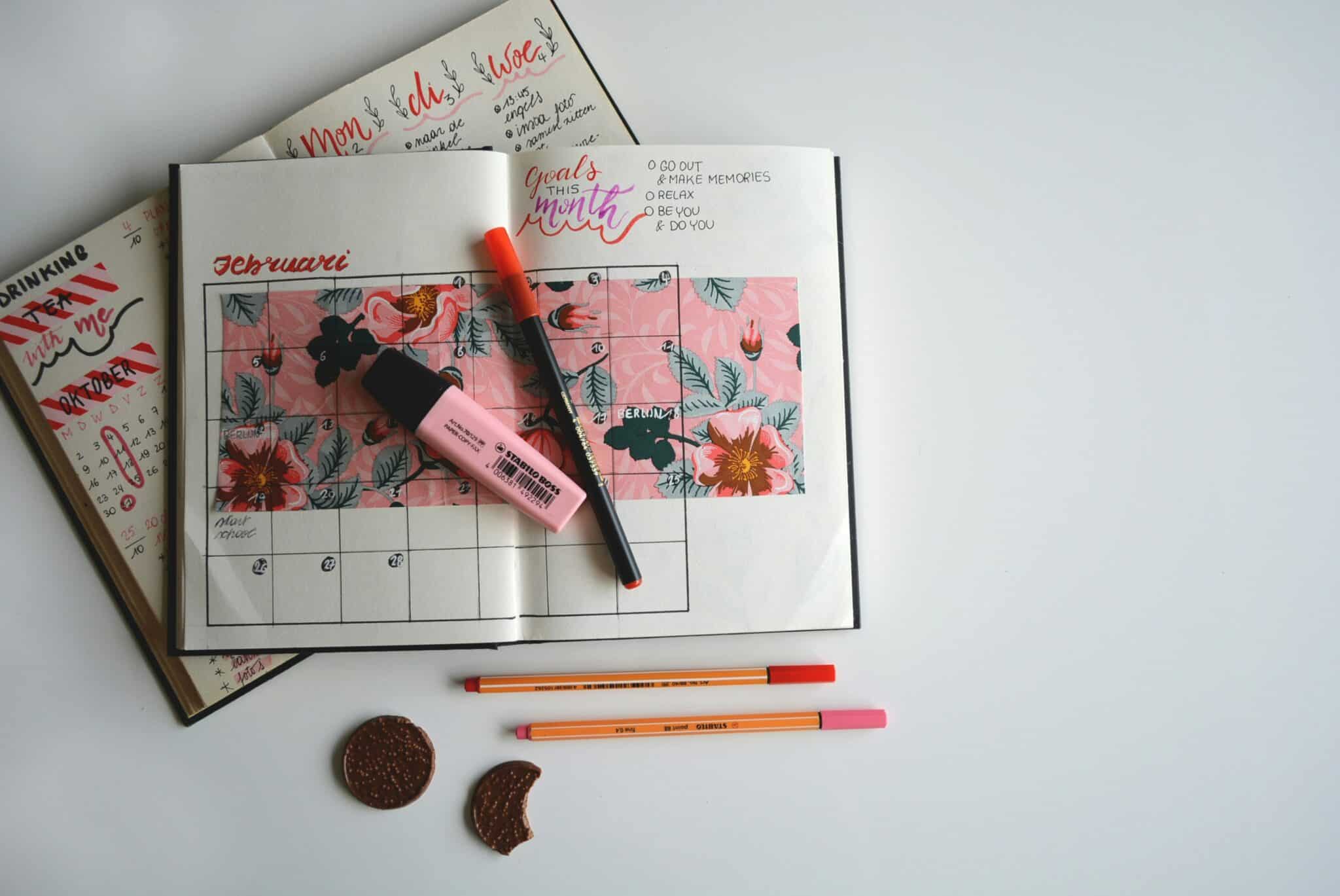 15 Pink Bullet Journal Spreads to Keep Your Days Bright and Beautiful ...