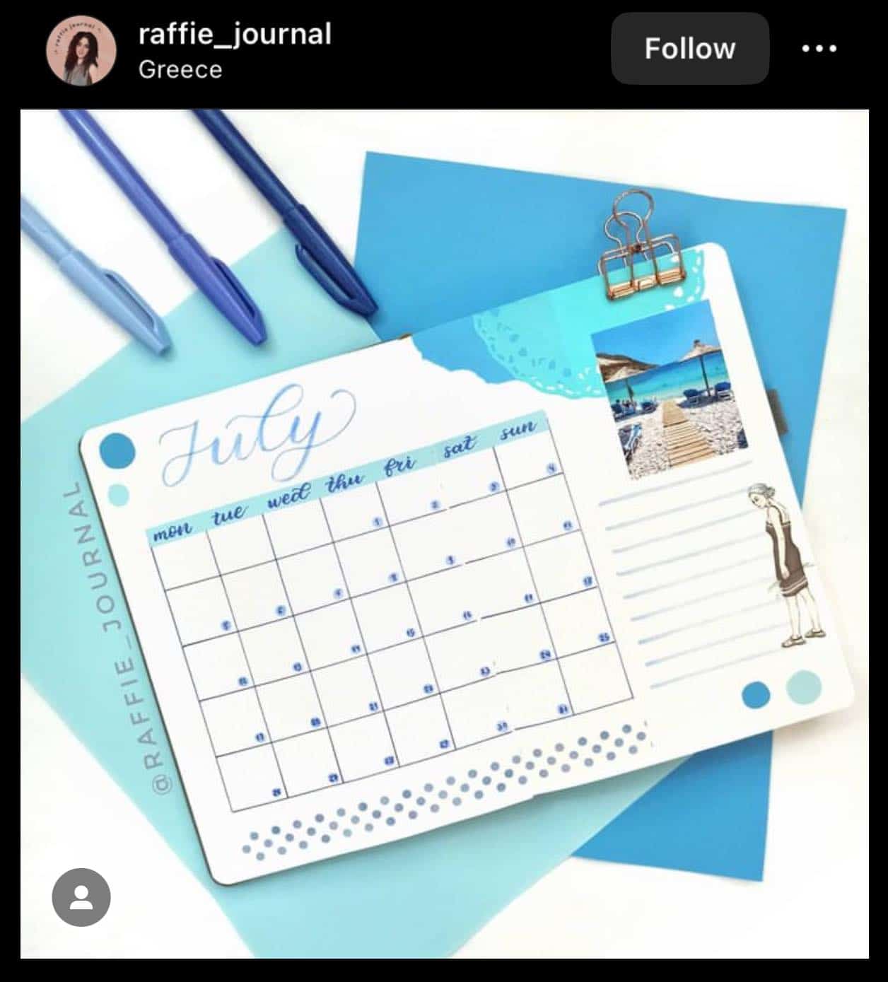 15 Blue Bullet Journal Spreads That Will Up Your Organization Game ...