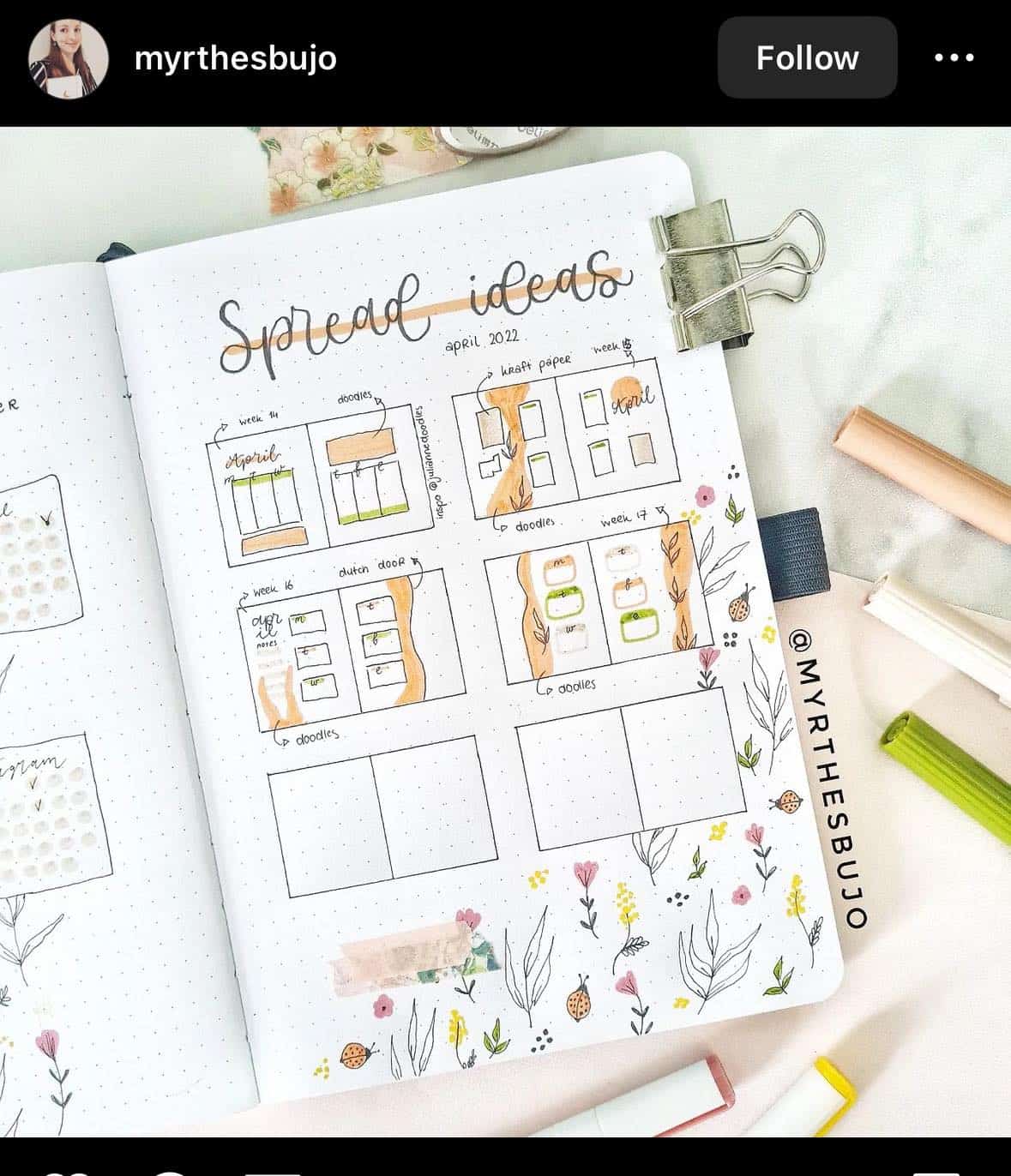 15 Beautiful Spreads That Will Inspire You to Start a Bullet Journal ...