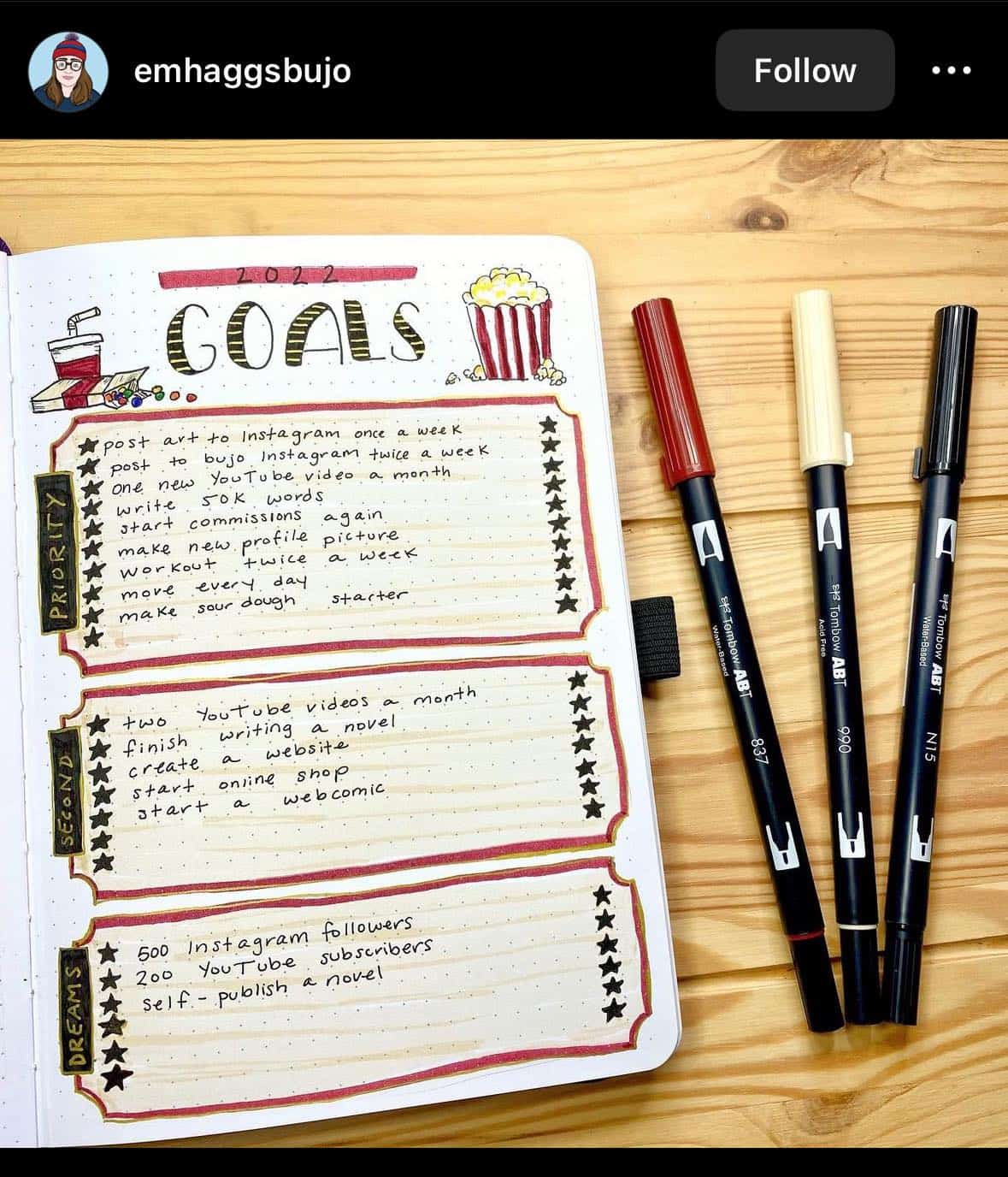 15 Bullet Journal Goal Spreads To Achieve Your Dreams - Angela Giles
